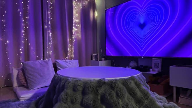 〖期間限定〗バレンタイン装飾×こたつでほっこりパーティー🎂名古屋駅7分🚶♀️最大6名🙆♀️75㌅大型TVの写真6