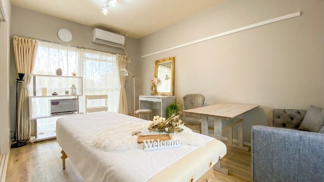 【03💐JR船橋駅南口4分すぐ/完全貸切のプライベートサロン| ✨グッと高級感を演出✨】リラク・整体・ネイル💅/広々26m²の写真1