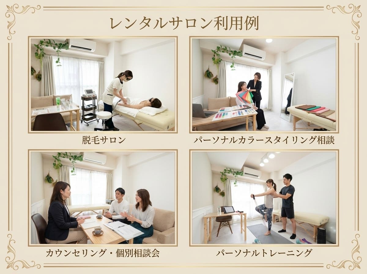 【01💐JR柏駅３分すぐ/ 癒し北欧スタイル✨】完全貸切のプライベートサロン💆‍♀️モール壁で高級感をグッと演出💐の写真5