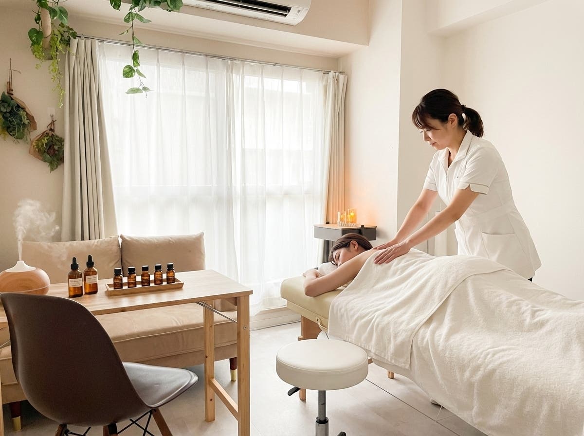 【01💐JR柏駅３分すぐ/ 癒し北欧スタイル✨】完全貸切のプライベートサロン💆‍♀️モール壁で高級感をグッと演出💐の写真3