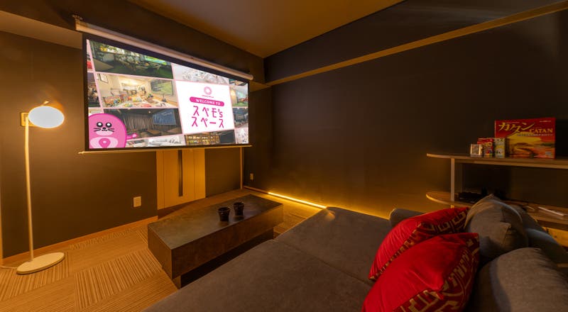 スペモ🎥新大阪駅6分🚄出張💼遠征✈️映画鑑賞🎥プロジェクター🍿ゲーム機🎮デート💖撮影📸650_CINEMA新大阪