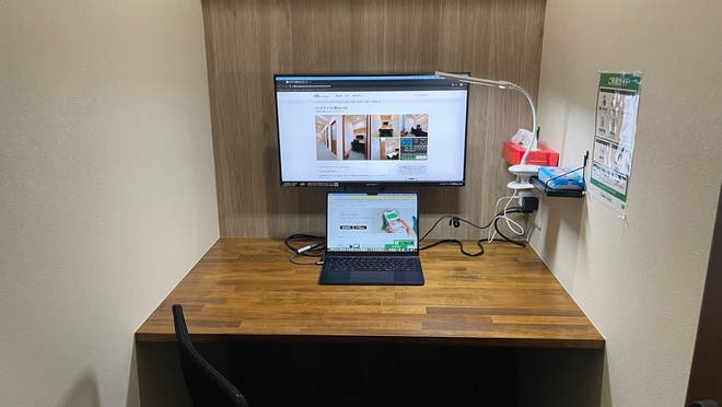 【115円・330円/30分 三鷹駅 徒歩3分】(Room1)リモートワークや勉強に最適な半個室(コワーキングスペース/自習室)の写真14