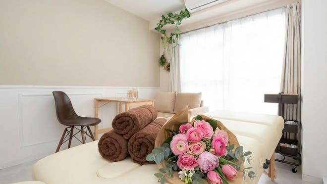 【01💐JR柏駅3分すぐ/ 癒し北欧スタイル✨】完全貸切のプライベートサロン💆♀️モール壁で高級感をグッと演出💐の写真7