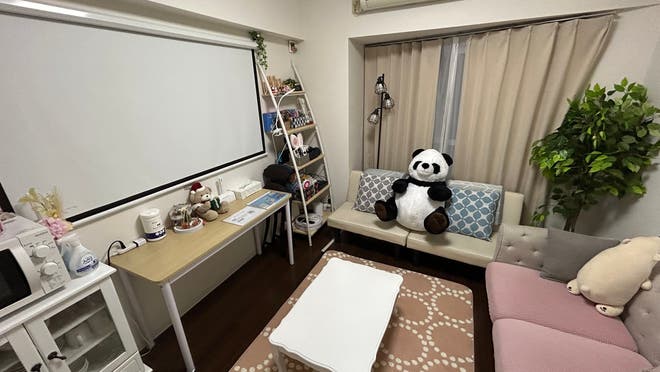 NRS02🐼パンダに会えるスペース💕おうちデート💕女子会💕誕生日会💕映画鑑賞💕推し活の写真1