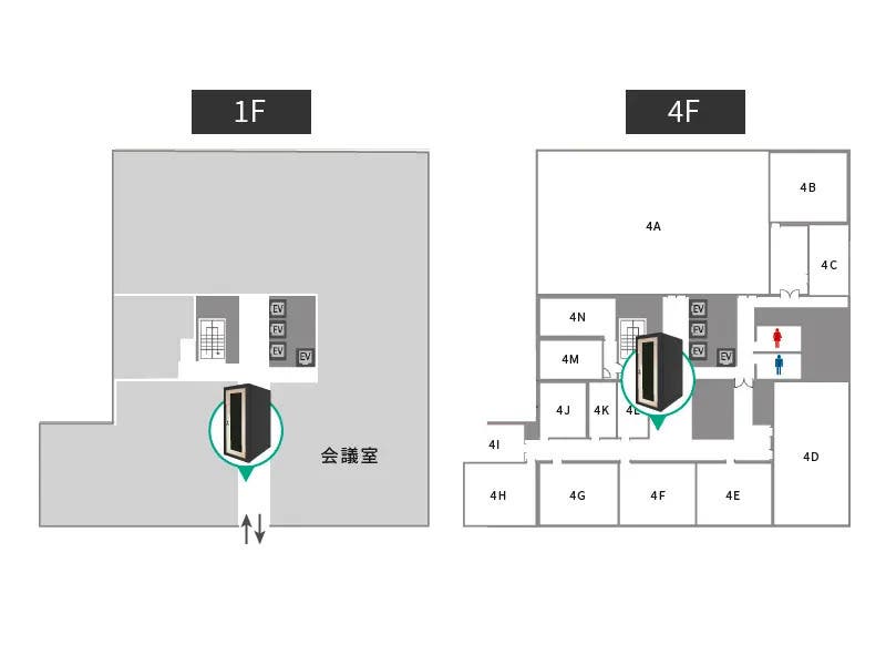 【CHATBOX TKP市ヶ谷カンファレンスセンター】4FNo.2　Web会議・通話に最適/無料Wifi/電源ありの写真5