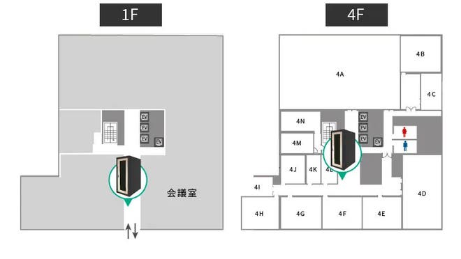 【CHATBOX TKP市ヶ谷カンファレンスセンター】4FNo.2 Web会議・通話に最適/無料Wifi/電源ありの写真5