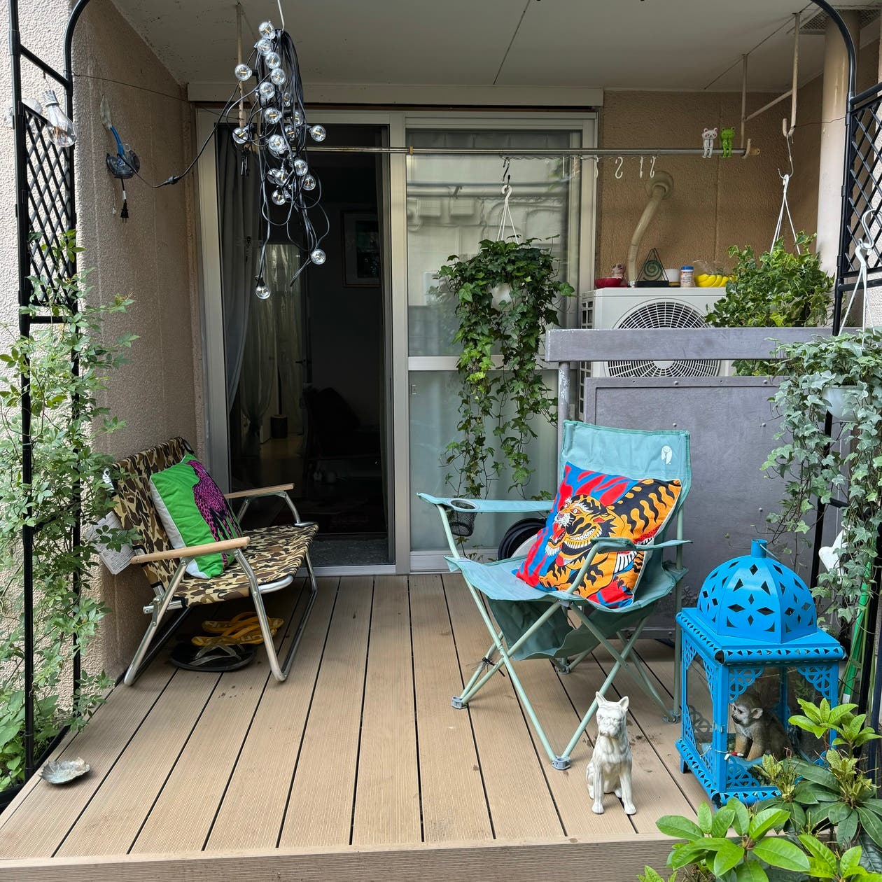 森に迷い込んだかのような庭。の写真1