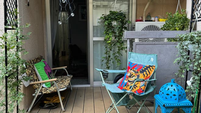 森に迷い込んだかのような庭。の写真1