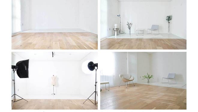 《 HOUSE124 / 2階スタジオ+1階ダイニング 》 自然光とタイル床、ヴィンテージ窓、椅子。撮影、動画、一軒家スタジオの写真27