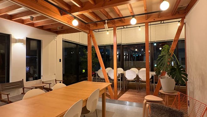 神田駅から3分!カウンターと吹き抜けがいい感じの、多用途スペースの写真14