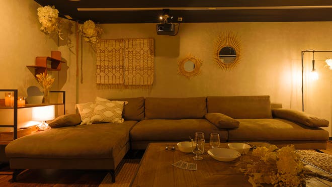 スペモ🥀デート💗プロジェクター🎥記念日🥂女子会💎パーティ🥂映画鑑賞🎬️MV撮影📸823_Atelier大阪梅田の写真1