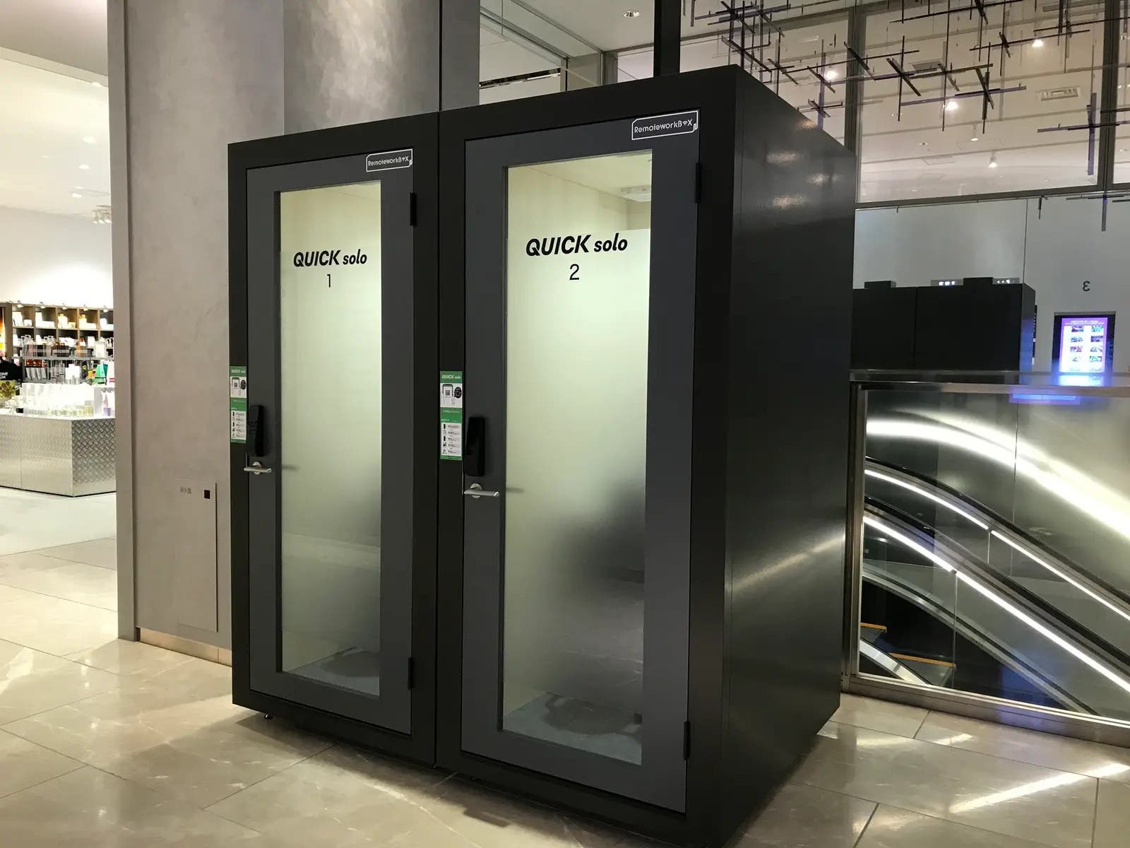 【QUICK solo Ginza Novo】No.2　完全個室⭐️Wi-Fi無料！テレワーク/Zoom/自習の写真4