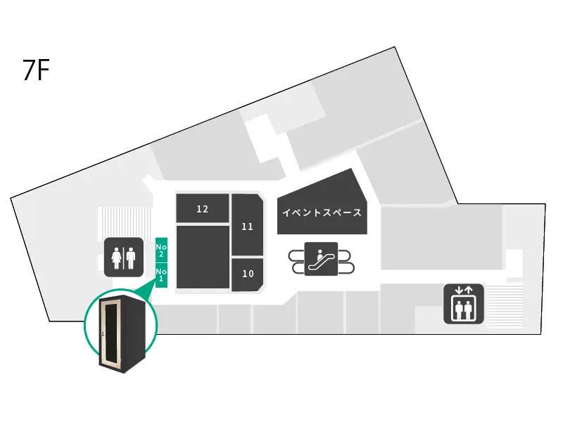 【QUICK solo 東急プラザ蒲田】No.1　完全個室⭐️Wi-Fi無料！テレワーク/Zoom/自習の写真4