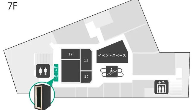 【QUICK solo 東急プラザ蒲田】No.2 完全個室⭐️Wi-Fi無料!テレワーク/Zoom/自習の写真4