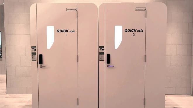 【QUICK solo 東急プラザ渋谷】No.5 完全個室⭐️Wi-Fi無料!テレワーク/Zoom/自習の写真4