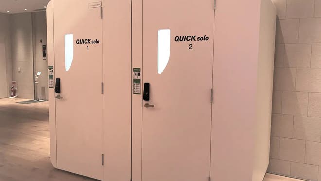 【QUICK solo 東急プラザ渋谷】No.7 完全個室⭐️Wi-Fi無料!テレワーク/Zoom/自習の写真3