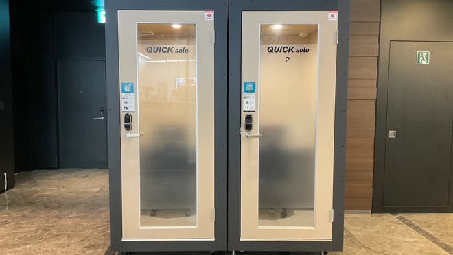 【QUICK solo 日比谷パークフロント】No.2 完全個室⭐️Wi-Fi無料!テレワーク/Zoom/自習の写真3