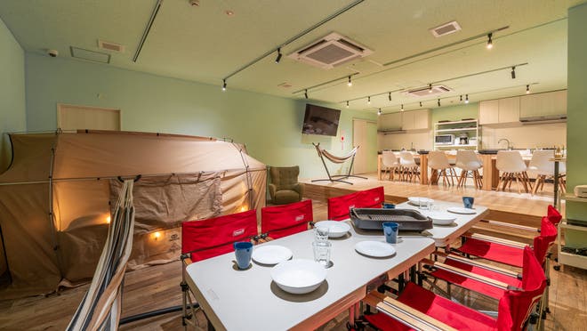 スペモ⛺川崎駅7分🚶キャンプ🎊プロジェクター🎥パーティー👨🏻🍳映画鑑賞🎥187_Picnic×Picnic川崎の写真1