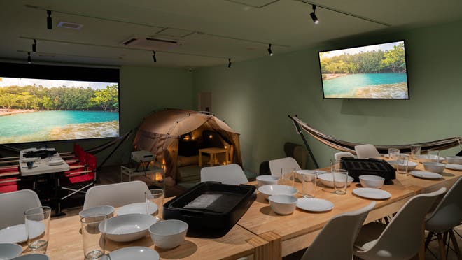 スペモ⛺川崎駅7分🚶キャンプ🎊プロジェクター🎥パーティー👨🏻🍳映画鑑賞🎥187_Picnic×Picnic川崎の写真13