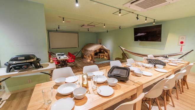 スペモ⛺川崎駅7分🚶キャンプ🎊プロジェクター🎥パーティー👨🏻🍳映画鑑賞🎥187_Picnic×Picnic川崎の写真11