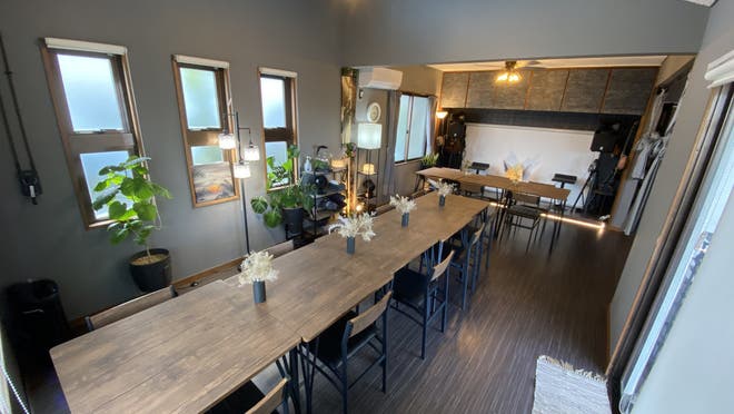 貸切カフェ!人気の北谷アラハビーチから徒歩1分!小規模パーティーやミニLIVE、セミナー講演、ワークショップなど使い方いろいろ♪の写真1