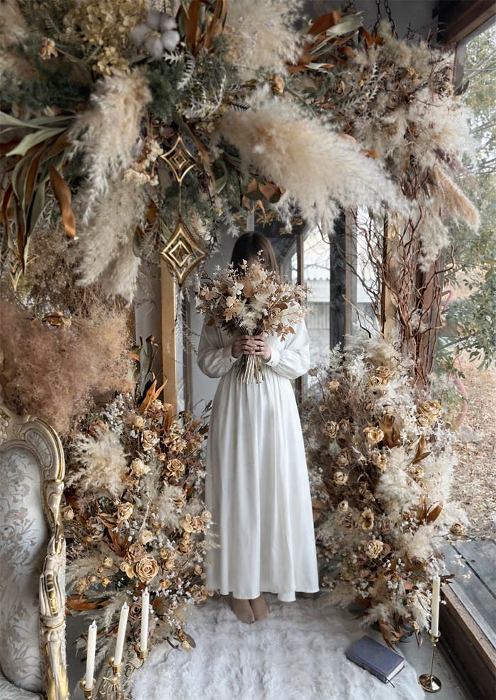 ペット撮影ＯＫ！ドライフラワーで装飾された異空間で撮影しませんか？の写真4