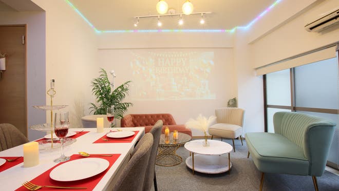 関内駅1分🚃大人数パーティ🎉歓送迎会😊女子会🍷大画面プロジェクター🎦24h利用⭕️シャワー付😍撮影📷ゴミ引取OKの写真6