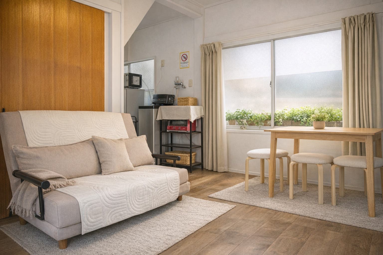 栗原邸ガーデンリビング｜自然光あふれる6名までの貸切空間の写真2