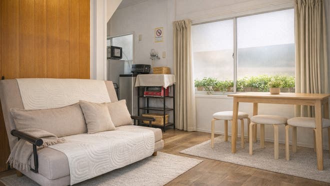 栗原邸ガーデンリビング|自然光あふれる6名までの貸切空間の写真2