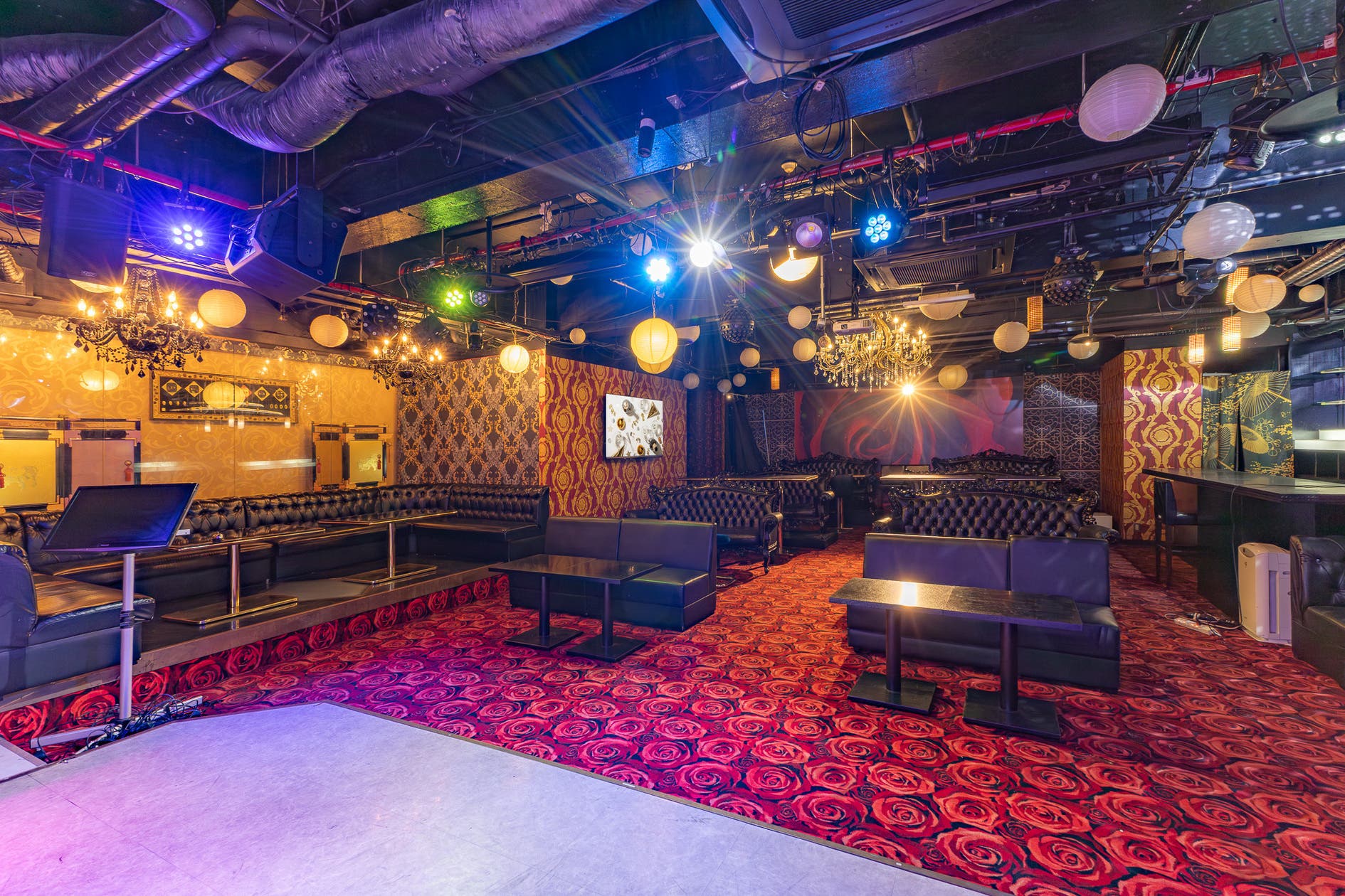 【なんば駅徒歩5分】パーティースペース_兎と薔薇‗24時間利用可能⏰バーカウンター付き！🍺【歓送迎会🎉】の写真14