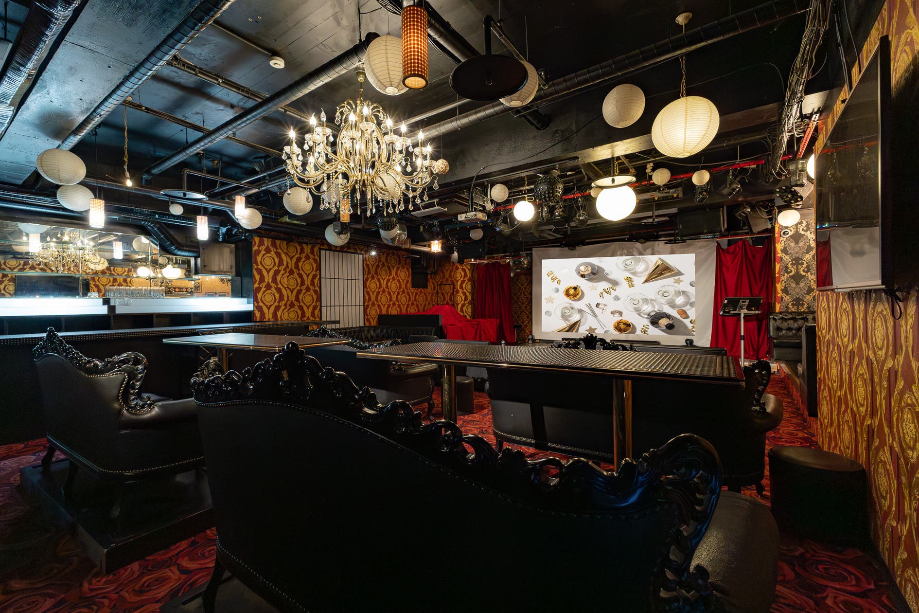 【なんば駅徒歩5分】パーティースペース_兎と薔薇‗24時間利用可能⏰バーカウンター付き！🍺【歓送迎会🎉】の写真6