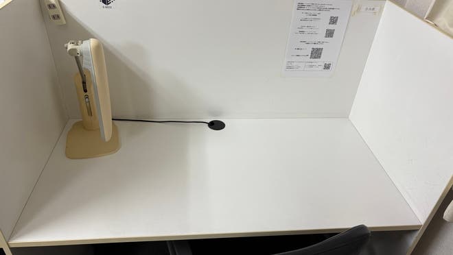 ワイド席1日利用 120センチの席がご利用になれます レビューの写真1