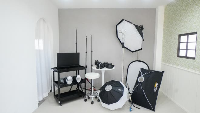 OPEN記念割🌿自然光差し込む撮影スタジオ☀️背景6種×撮影機材📸千駄ヶ谷|バースデーフォト、推し活、ポートレート撮影の写真18