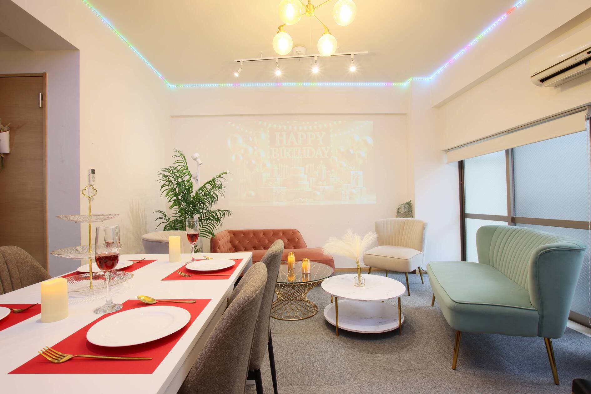 関内駅1分🚃大人数パーティ🎉歓送迎会😊女子会🍷大画面プロジェクター🎦24h利用⭕️シャワー付😍撮影📷ゴミ引取OKの写真6