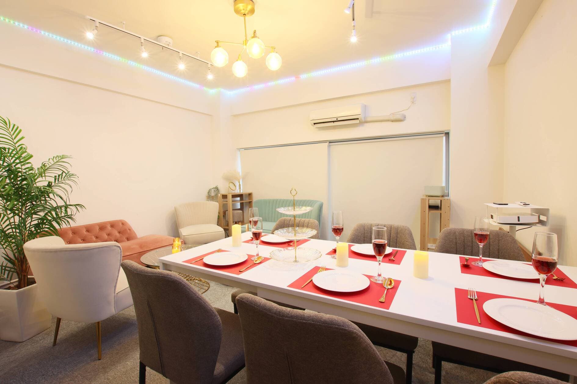 関内駅1分🚃大人数パーティ🎉歓送迎会😊女子会🍷大画面プロジェクター🎦24h利用⭕️シャワー付😍撮影📷ゴミ引取OKの写真2