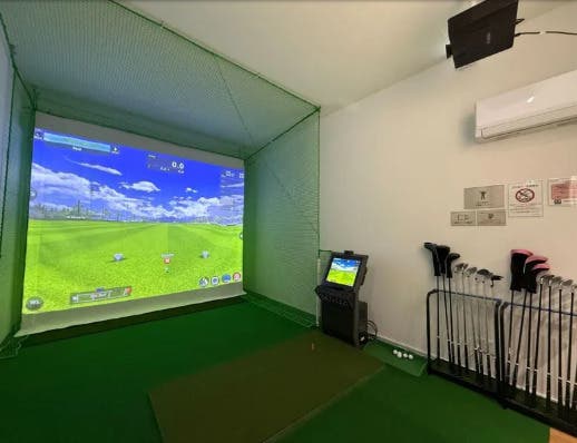 【 中延駅徒歩2分】17.18㎡/駅近！話題の完全個室シミュレーションゴルフ⛳（天高3m）/ ルービー中延　room6の写真1