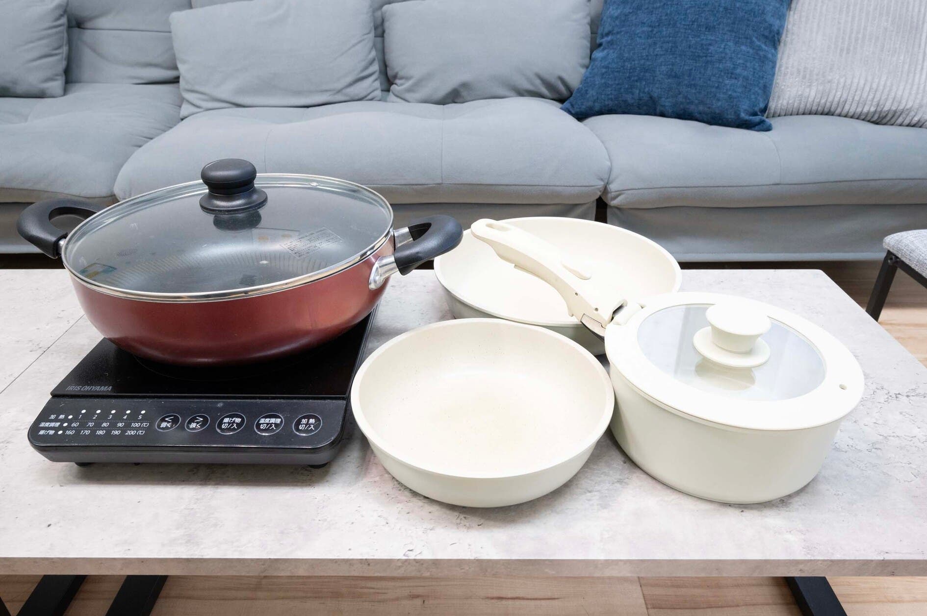 ④卓上IHヒーターとお鍋セットの画像1
