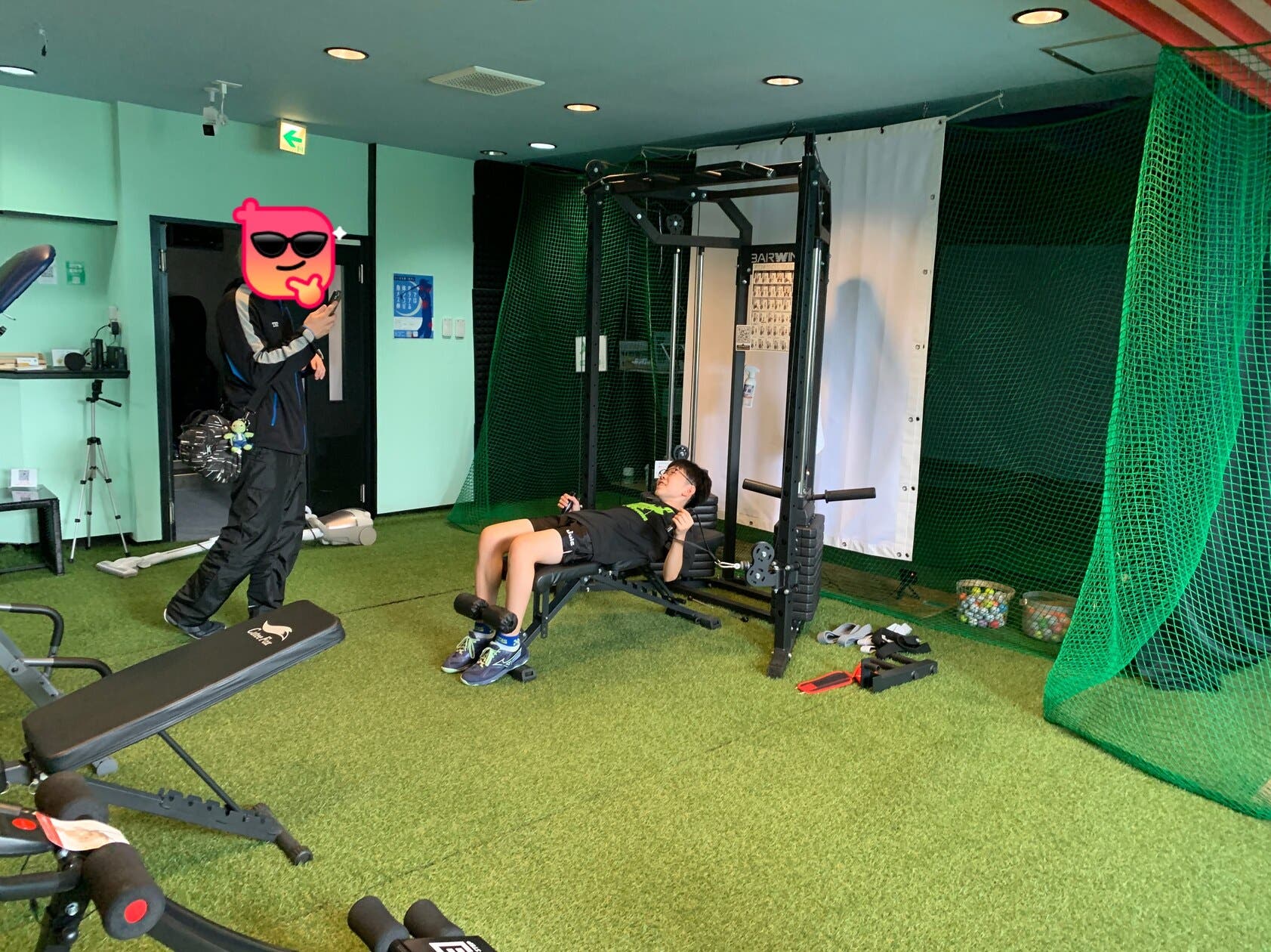 24h営業！ゴルフ、ジムの入った施設の中にあるマシン卓球練習場。1人練習に最適。2人でも利用可。の写真4