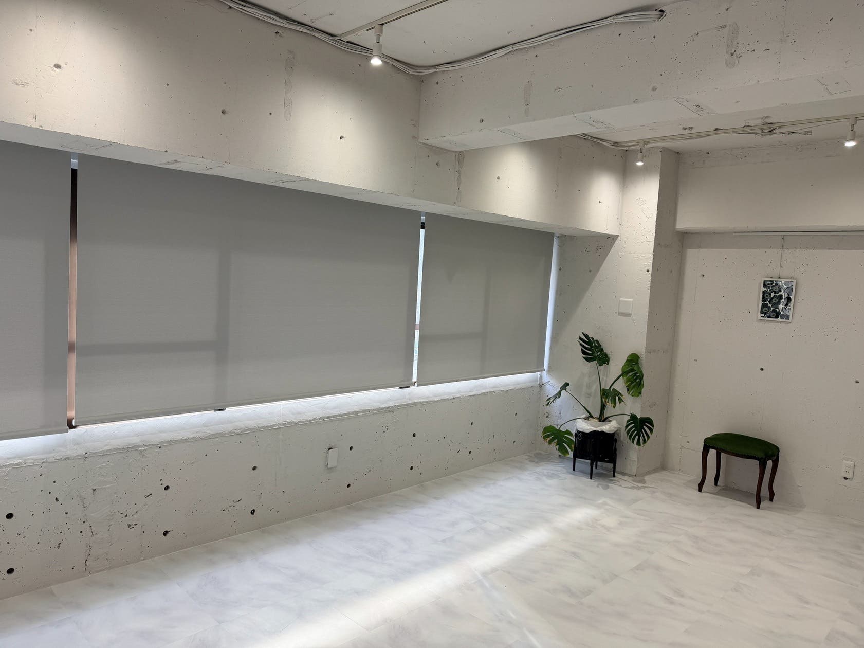 自然光の入る白壁・マリメッコ壁紙の撮影スタジオ！ヘアセット用にシャワー室完備☆ペット撮影にも♪の写真13