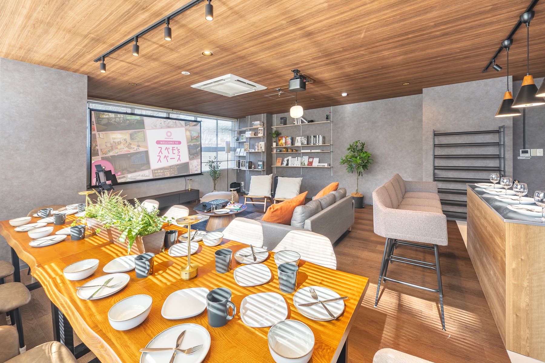 スペモ🏠駅徒歩4分✨キッチン🍳プロジェクター🎥パーティー🍷撮影🎥ママ会👶🏻777_SpemoLIVING西船橋の写真1