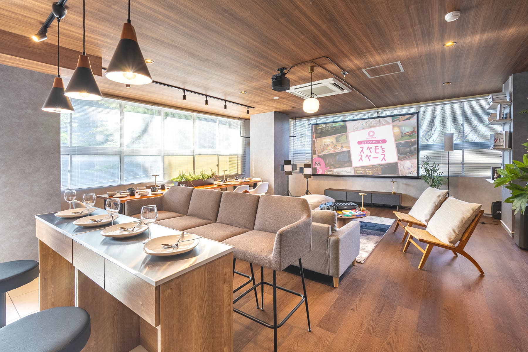 スペモ🏠駅徒歩4分✨キッチン🍳プロジェクター🎥パーティー🍷撮影🎥ママ会👶🏻777_SpemoLIVING西船橋の写真5