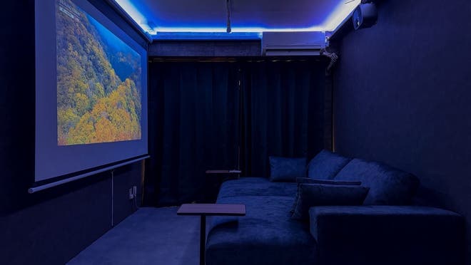 2月リニューアルOPEN✨池袋駅5分|大型スクリーン|24h|DVDプレーヤー|最大10名|おうちシアター_404の写真3