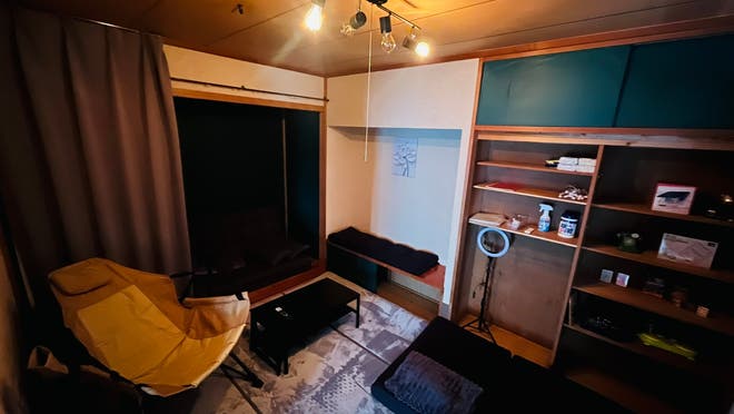 徒歩4分🚉和モダン畳ラウンジ🍵完全個室・監視カメラなし安心空間📹24時間利用可撮影・休憩・配信に最適駅近便利高級感空間の写真6