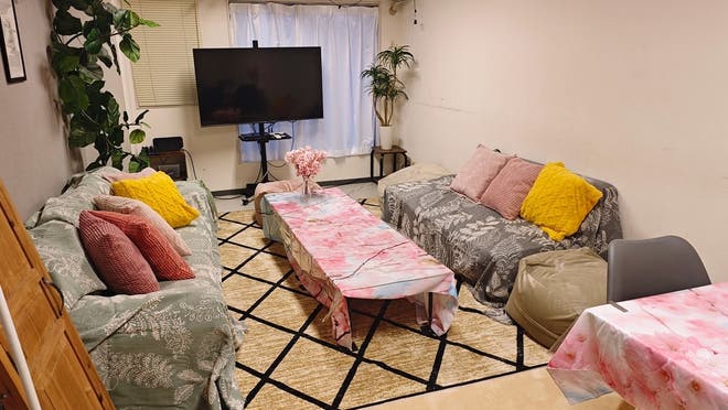 🌸インドア花見 📺55型4Kテレビ+Blu-rayプレーヤー 🚶渋谷駅徒歩3分🚶女子会/ママ友会/撮影/の写真5