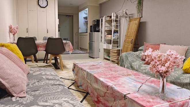 🌸インドア花見 📺55型4Kテレビ+Blu-rayプレーヤー 🚶渋谷駅徒歩3分🚶女子会/ママ友会/撮影/の写真3