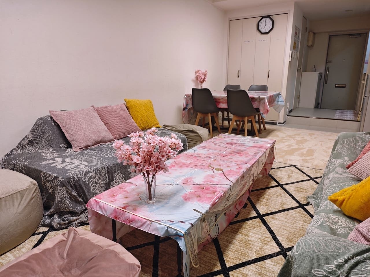 🌸インドア花見 📺55型4Kテレビ+Blu-rayプレーヤー  🚶渋谷駅徒歩3分🚶女子会/ママ友会/撮影/の写真1