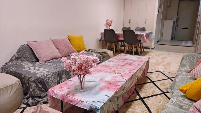 🌸インドア花見 📺55型4Kテレビ+Blu-rayプレーヤー 🚶渋谷駅徒歩3分🚶女子会/ママ友会/撮影/の写真1