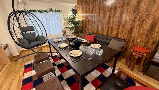 《VILLENT西梅田》飲食OK🌟オフ会/ボドゲ/懇親会/24h/C61出口60秒/リノベビル/設備無料/光Wi-Fi/の写真1