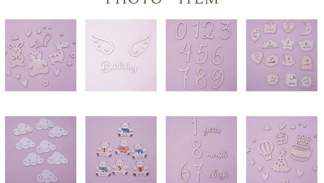 【大曽根駅徒歩2分】グレー塗り壁風+ピンクアーチ背景、白ホリ背景紙、クロマキー合成グリーンバック、子ども撮影に人気の写真27