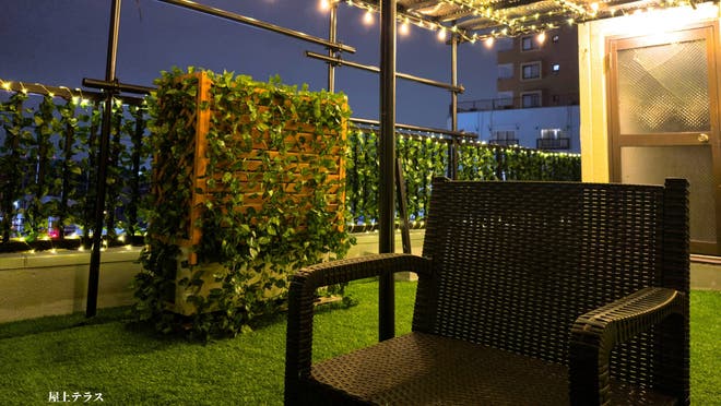 【屋上テラスBBQ】十条駅8分|20名OK|24時間利用可|女子会・誕生日会・大学サークル|雨天OK屋根付の写真4